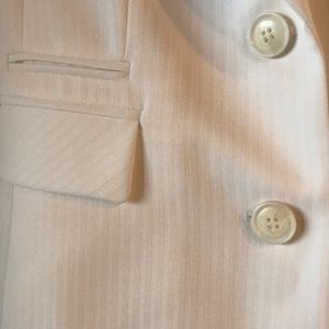 Alex Marie | Jackets & Coats | Alex Marie White Pinstripe Blazer Nwt ...